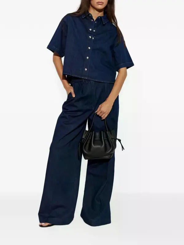 ANINE BING Lou Pleated Jeans