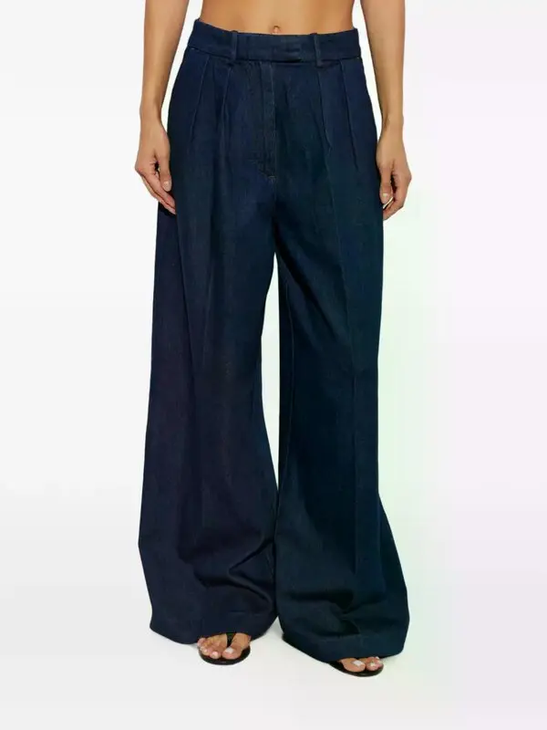 ANINE BING Lou Pleated Jeans