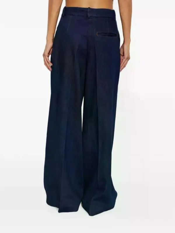 ANINE BING Lou Pleated Jeans