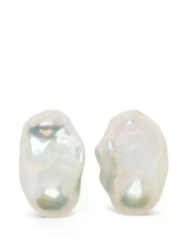 MONIES Marée Baroque Pearl Earrings - Neutrals