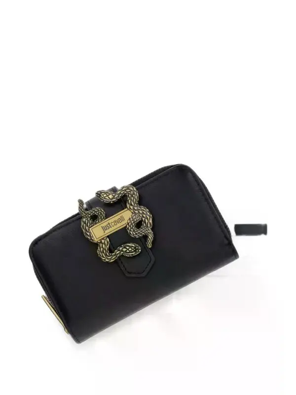 Just Cavalli Iconic Snakes Logo-plaque Wallet