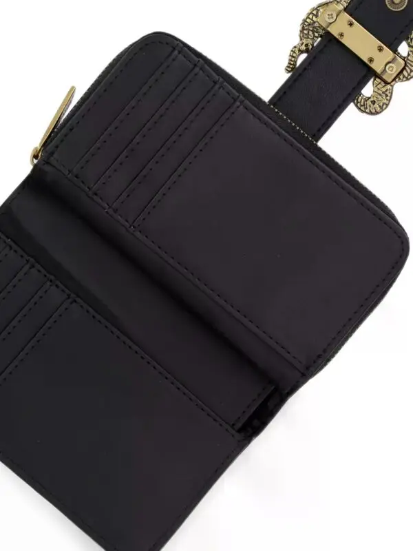 Just Cavalli Iconic Snakes Logo-plaque Wallet