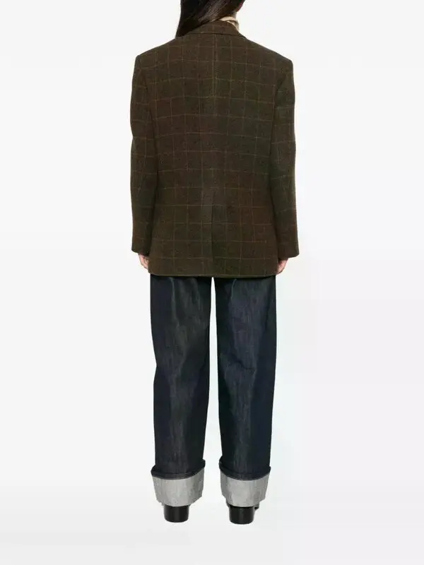 RÓHE Oversized Check Blazer