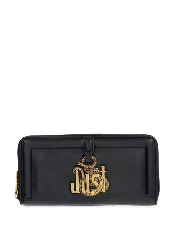 Just Cavalli Just Snake Wallet - Black