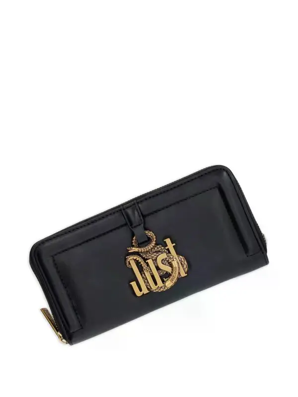 Just Cavalli Just Snake Wallet - Black