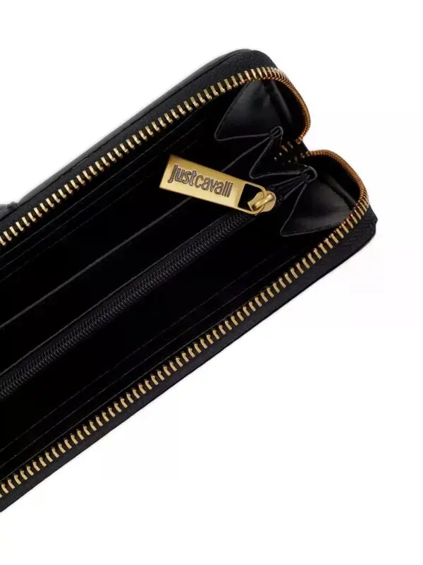 Just Cavalli Just Snake Wallet - Black