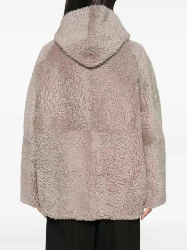 Simonette Ravizza Bart R Reversible Hooded Shearling Jacket