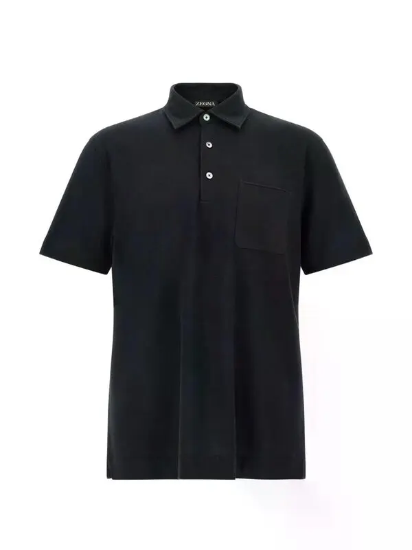Zegna Chest-pocket Piqué Polo Shirt