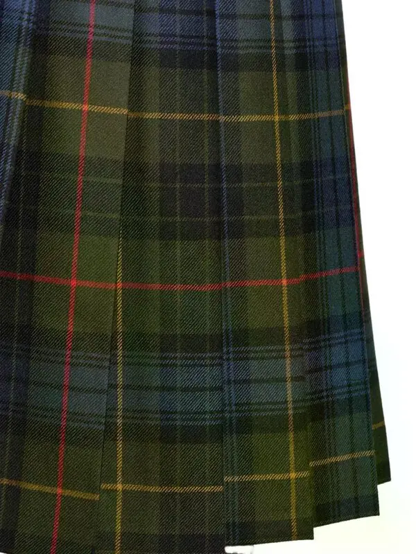 Etro Check-pattern Pleated Skirt