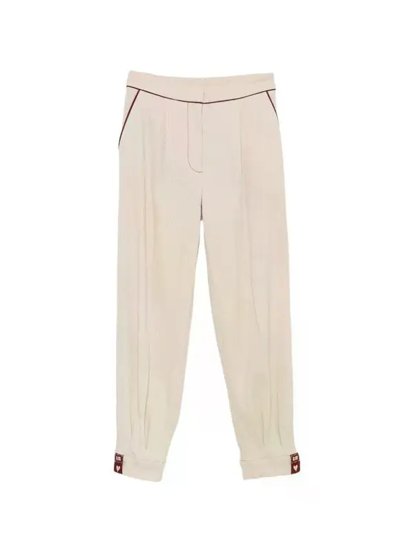 Antonio Marras Contrast-piping Pleated Trousers