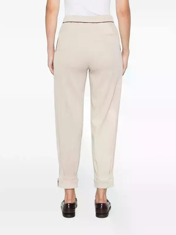 Antonio Marras Contrast-piping Pleated Trousers