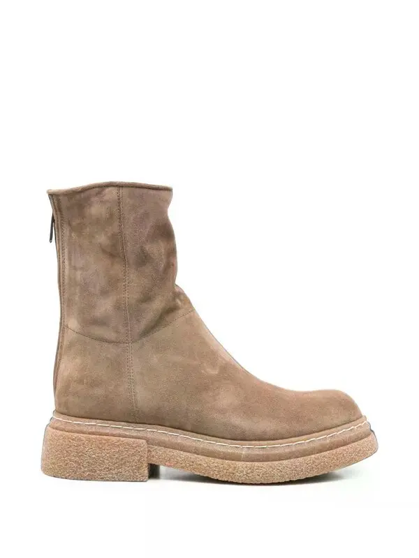 ALBERTO FASCIANI Gill Suede Chunky-sole Ankle Boots