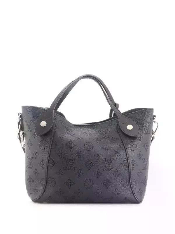 LOUIS VUITTON Hina Mahina Leather Pm Shoulder Bag - Black