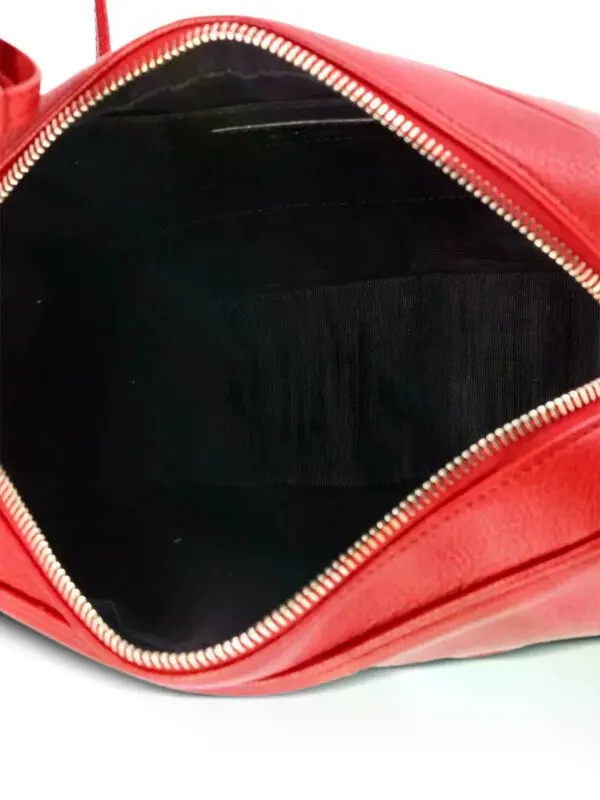Saint Laurent Lou Camera Bag Leather Small Cross Body Bag - Red