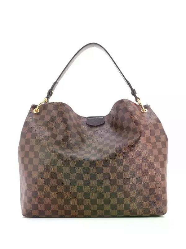 LOUIS VUITTON Graceful Handbag Damier Mm Hobo Bag - Brown