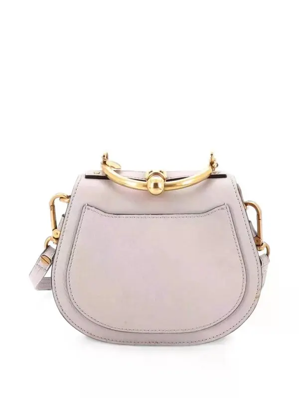 Chloé Nile Leather Crossbody Bag - Grey