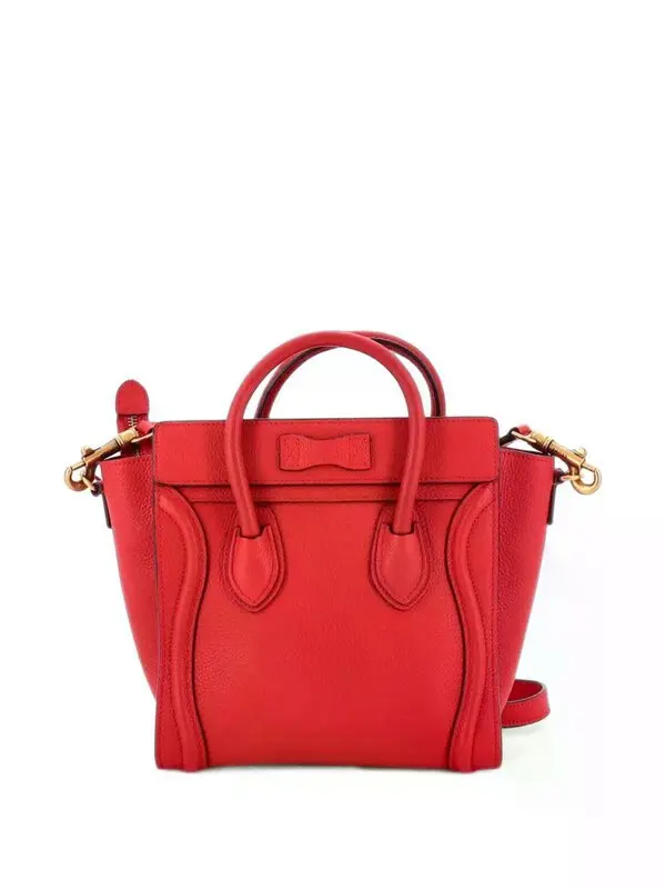 Celine Luggage Bag Grainy Leather Nano Crossbody Bag