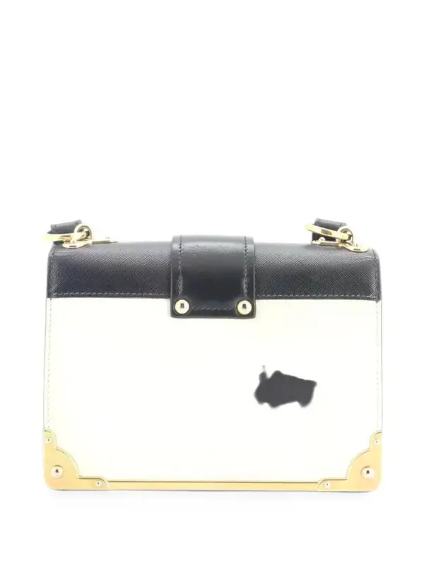 Prada Cahier Embellished Leather Small Crossbody Bag