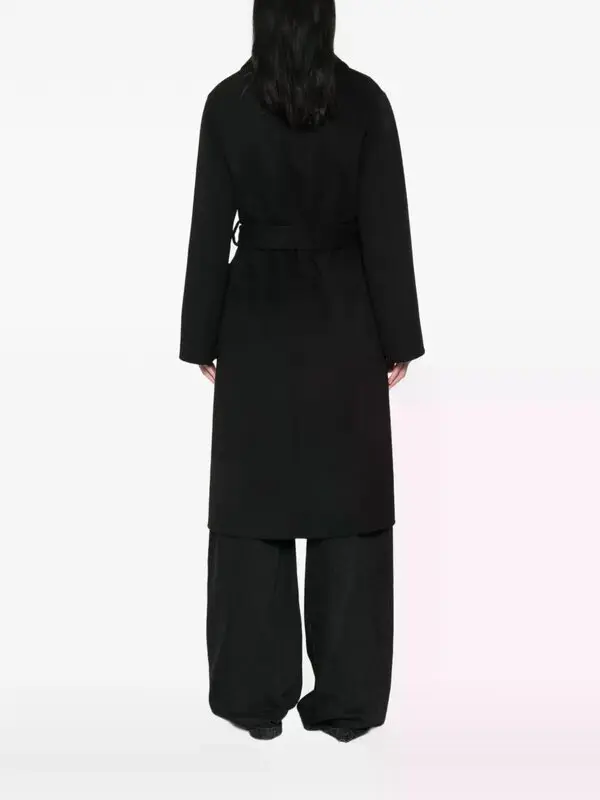 ERMANNO FIRENZE Belted Notch-lapels Coat