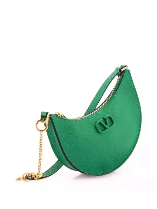 Valentino Garavani Vlogo Leather Mini Hobo Bag
