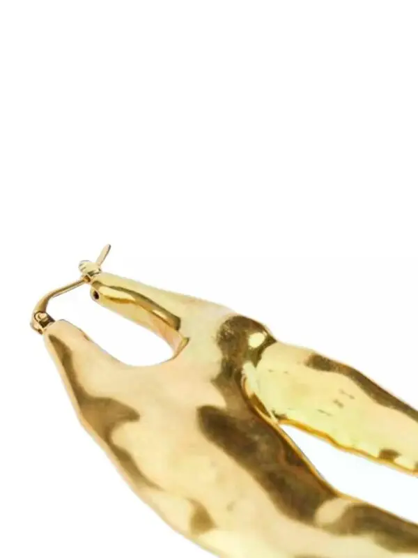 Jacquemus Hammered-effect Earrings