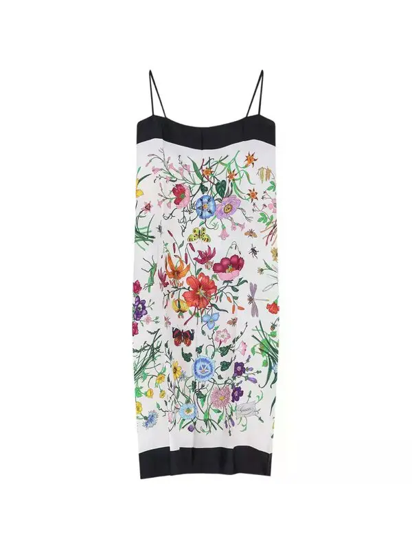 Gucci Printed Silk Twill Dress