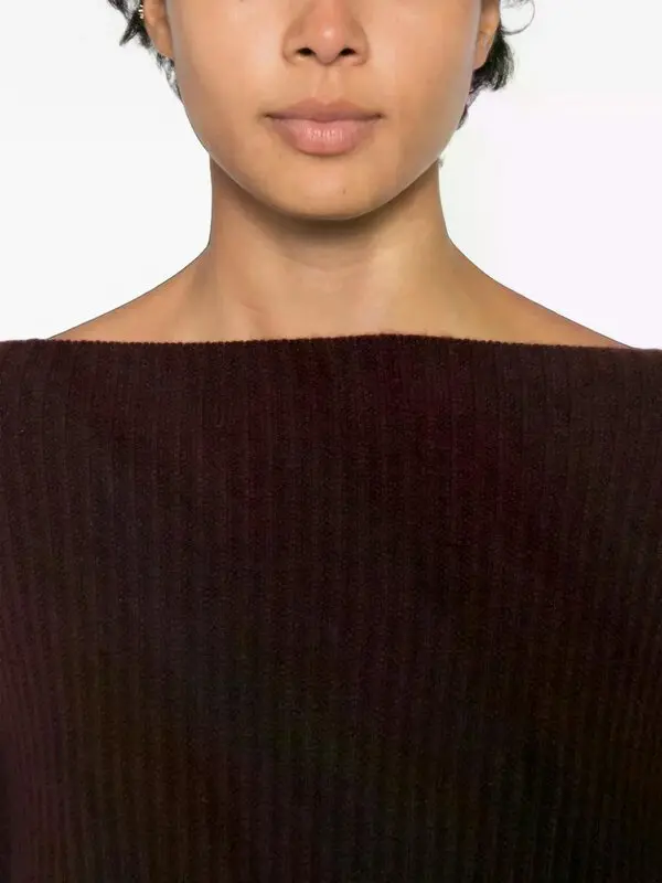 Dusan Ribbed-knit Boat-neck Sweater