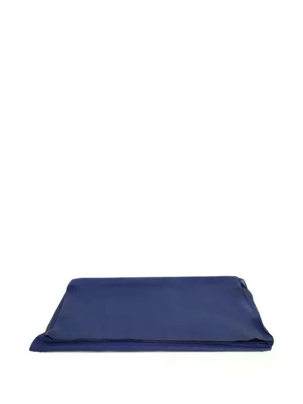 Emporio Armani Lightweight Sheer Scarf With A Subtle Sheen - Blue