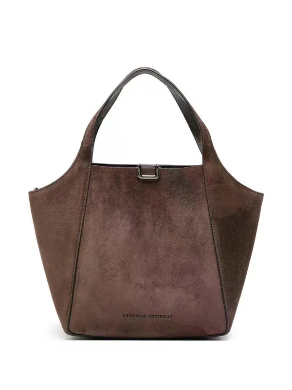 Brunello Cucinelli Suede-finish Tote Bag - Brown