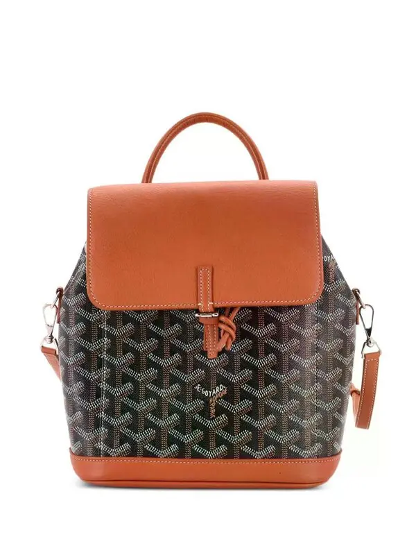 Goyard Coated Canvas Backpack - Black
