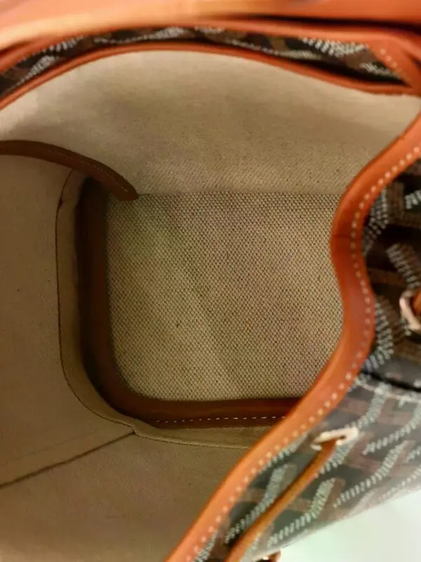 Goyard Coated Canvas Backpack - Black