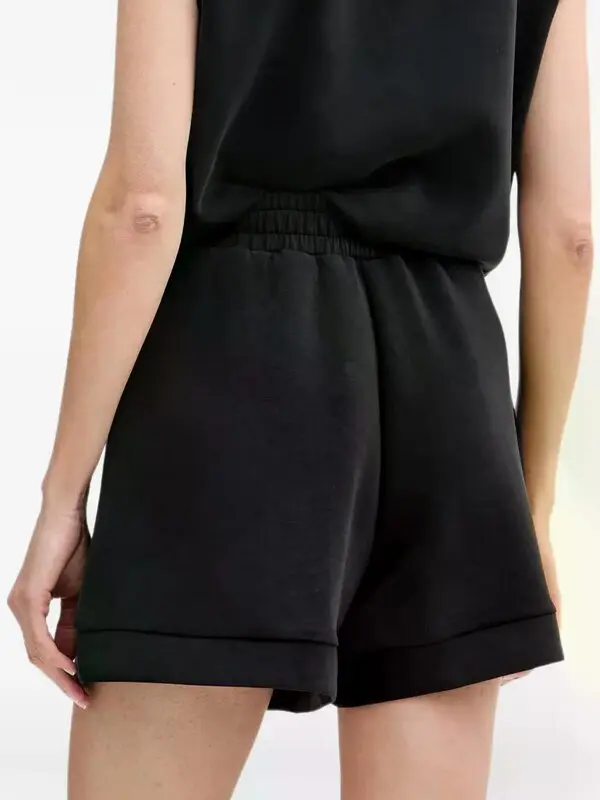 Guess Logo Plaque Drawstring Shorts