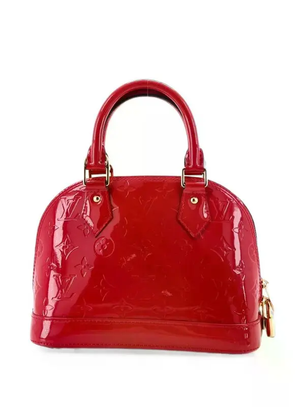 LOUIS VUITTON Alma Handbag Monogram Vernis Bb Shoulder Bag