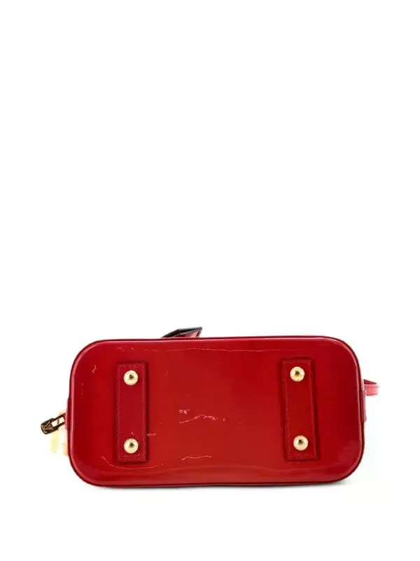 LOUIS VUITTON Alma Handbag Monogram Vernis Bb - Red