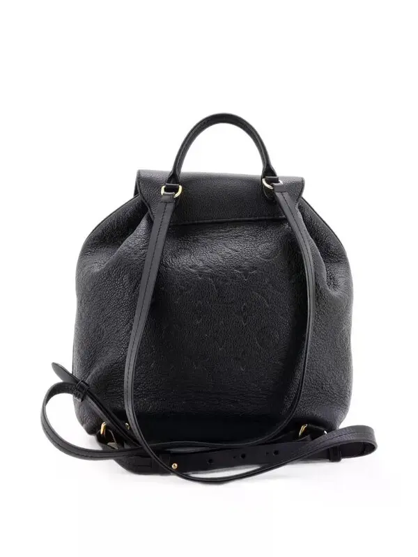 LOUIS VUITTON Montsouris Nm Monogram Empreinte Leather Pm Backpack