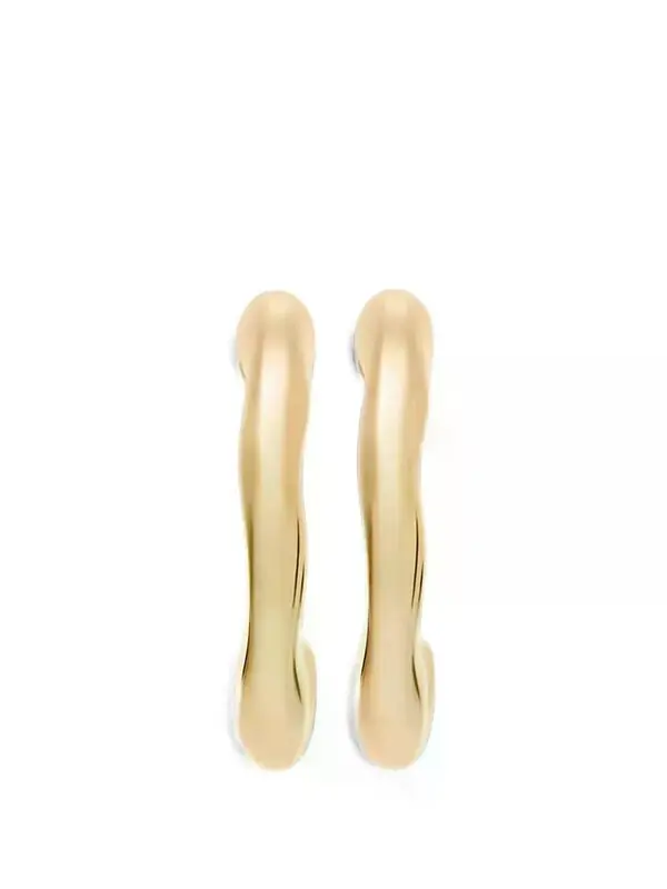 Skagen Organic-shape Hoop Earrings - Gold