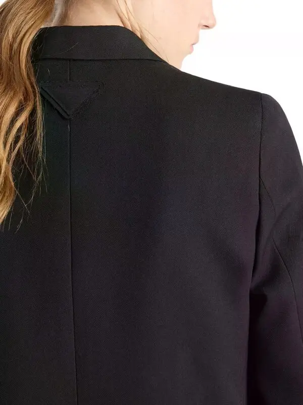 Prada Single-breasted Gabardine Jacket