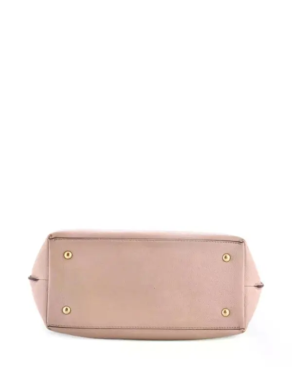 LOUIS VUITTON Lockme Ever Leather Satchel - Neutrals