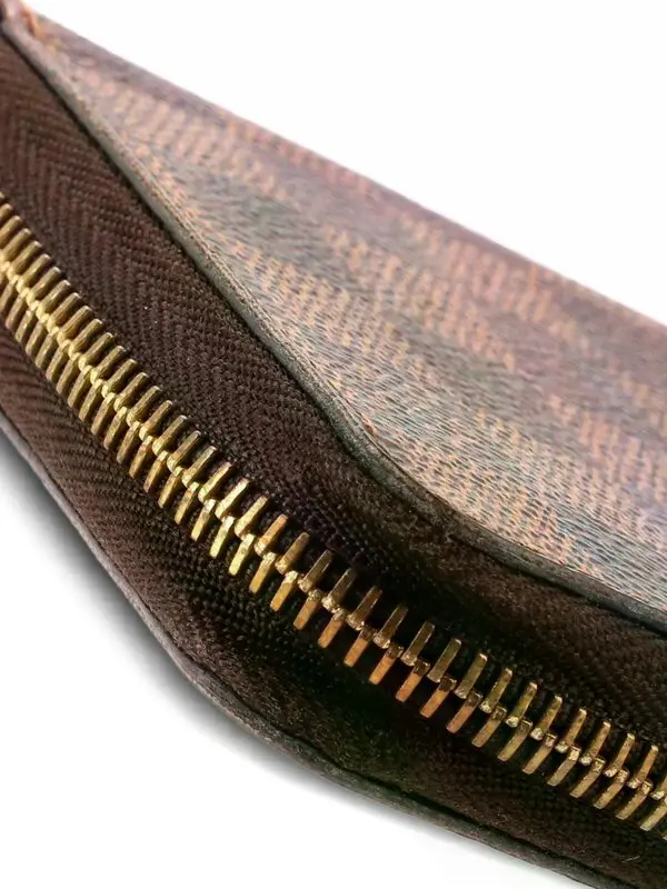 LOUIS VUITTON Zippy Wallet Damier Small Wallets - Brown