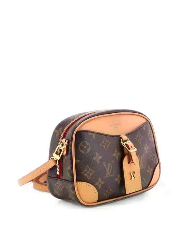 LOUIS VUITTON Deauville Monogram Canvas Mini Crossbody Bag - Brown