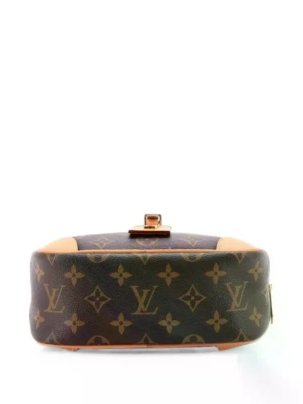 LOUIS VUITTON Deauville Monogram Canvas Mini Crossbody Bag - Brown