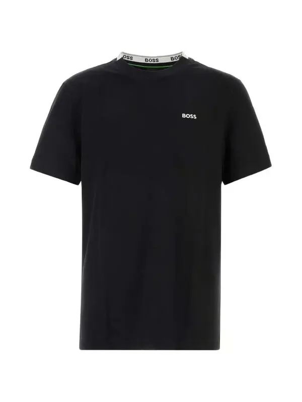 BOSS Logo-motif Piqué T-shirt