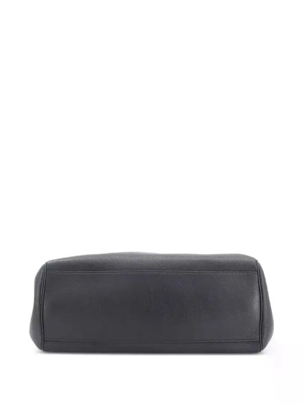 Celine Grained Calfskin Soft 16 Large Shoulder Bag - Black