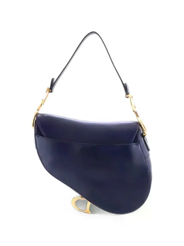 Dior Saddle Handbag Leather Medium Shoulder Bag