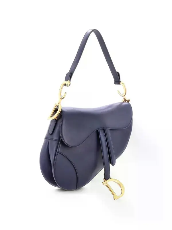 Dior Saddle Handbag Leather Medium Shoulder Bag
