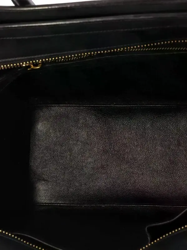 Celine Luggage Bag Smooth Leather Micro Tote Bag