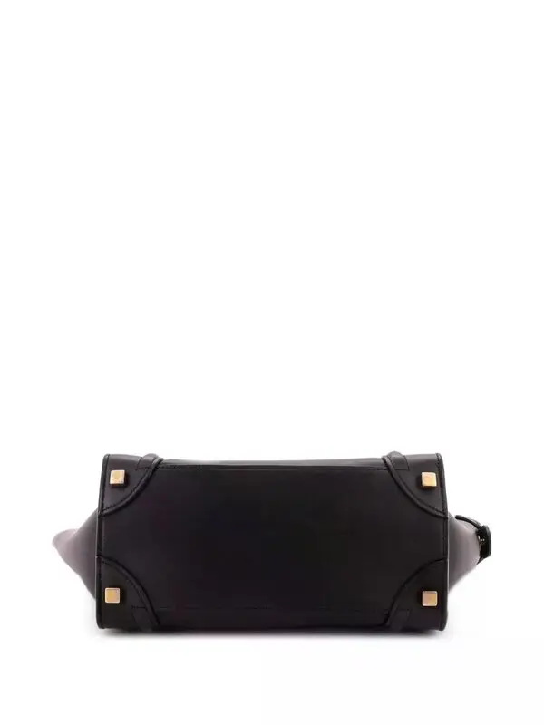 Celine Luggage Bag Micro Tote - Black