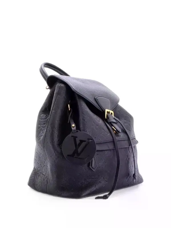 LOUIS VUITTON Montsouris Nm Monogram Empreinte Leather Pm Backpack