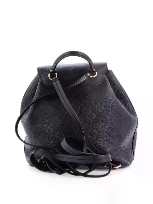 LOUIS VUITTON Montsouris Nm Monogram Empreinte Leather Pm Backpack