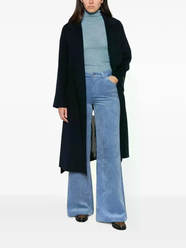 ERMANNO FIRENZE Corduroy-effect Wide-leg Trousers